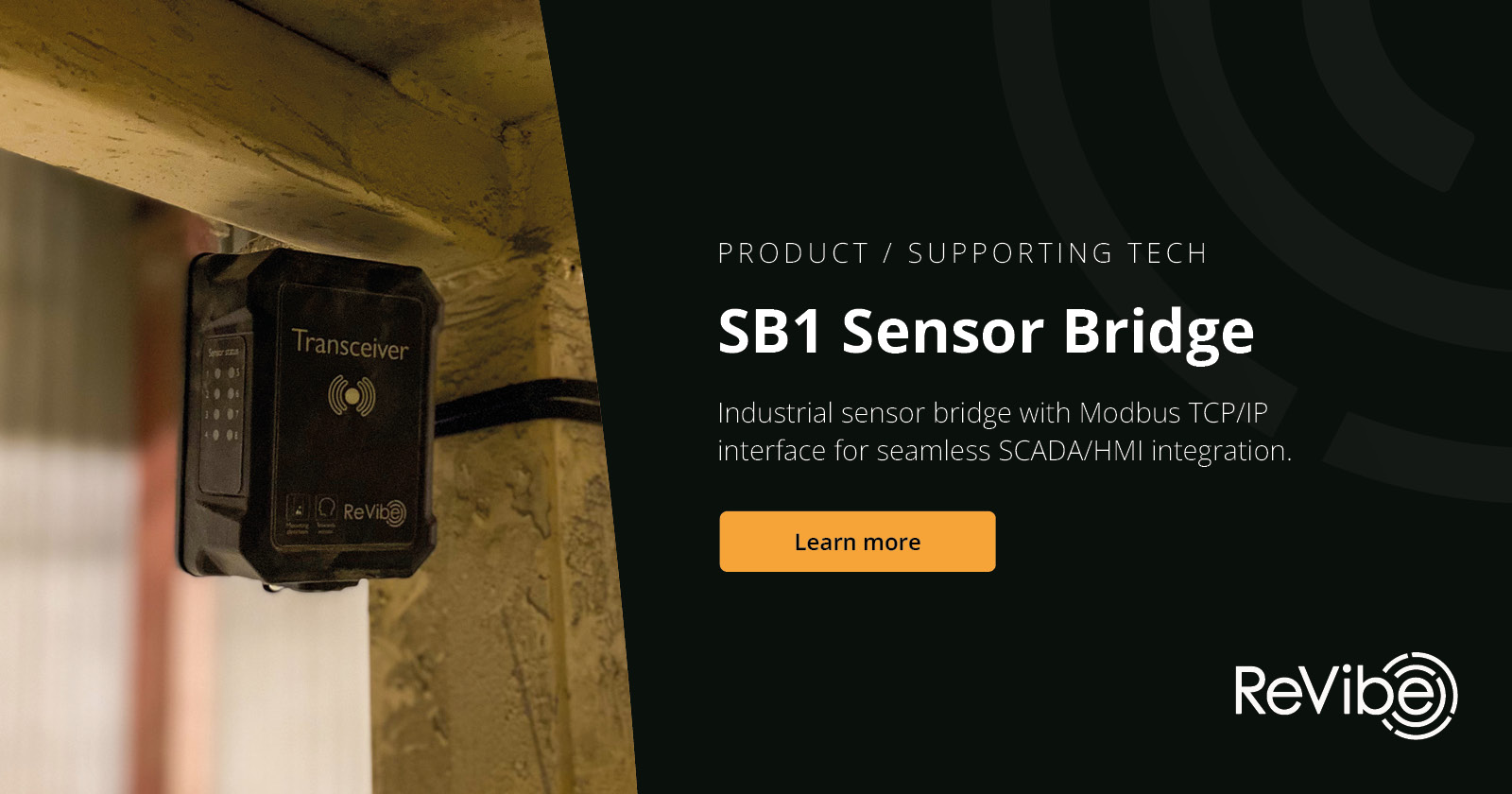 SB1 – Industrial Modbus TCP/IP Sensor Bridge - ReVibe
